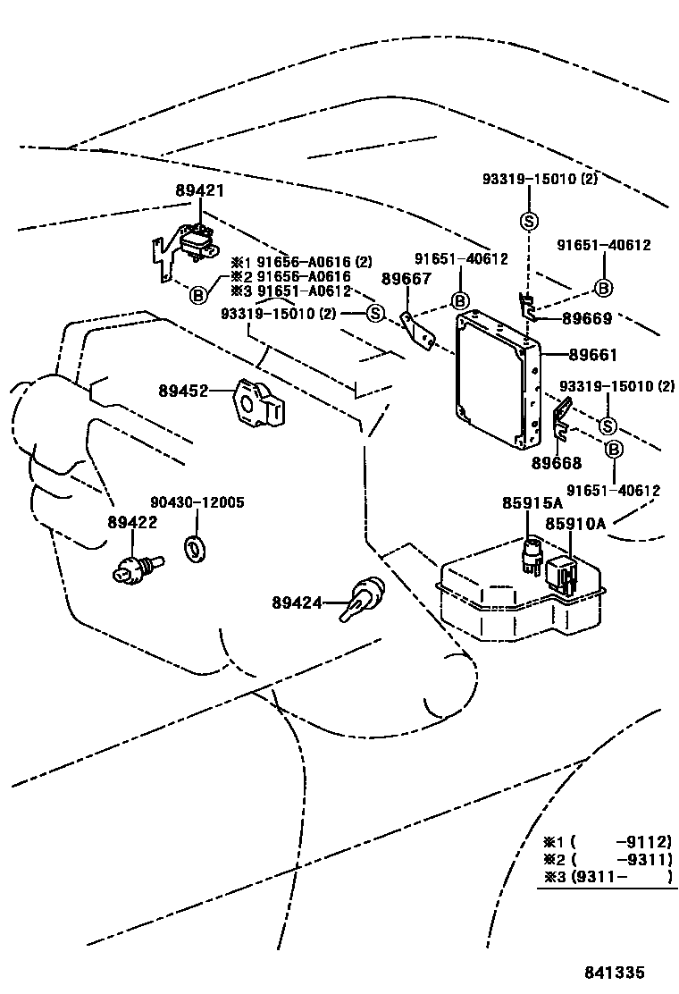 Electronic fuel injection system for Toyota MR2 SW20 - Genuine parts ...