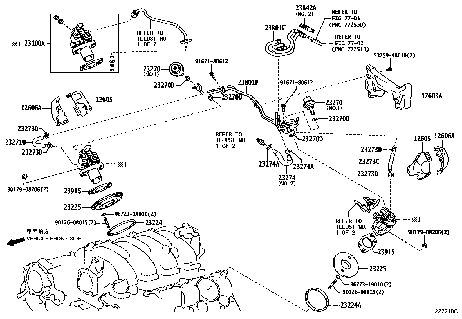 Fuel injection system for Lexus IS F USE20L - Auto parts - Amayama