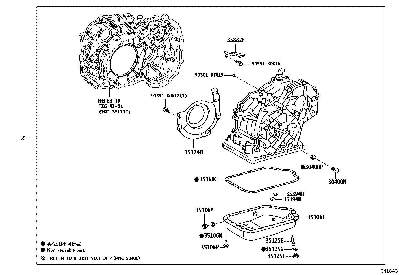 Transaxle assy(cvt) for Toyota C-HR ZGX10L-BHXEPA, 09.2019 ...